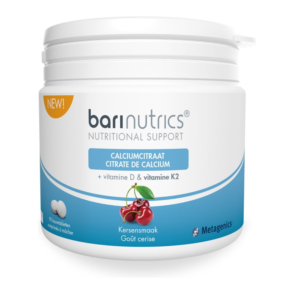 BariNutrics® KALCIO CITRATAS + vitaminas D ir vitaminas K2 - Looop.lt